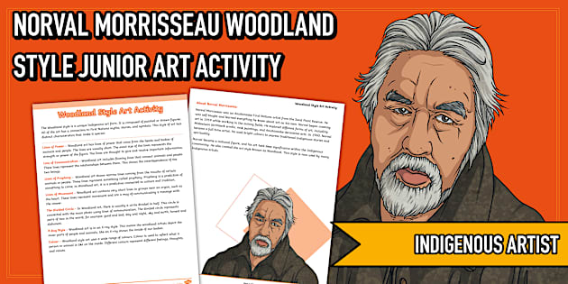 Norval Morrisseau Woodland Style Junior Art Activity
