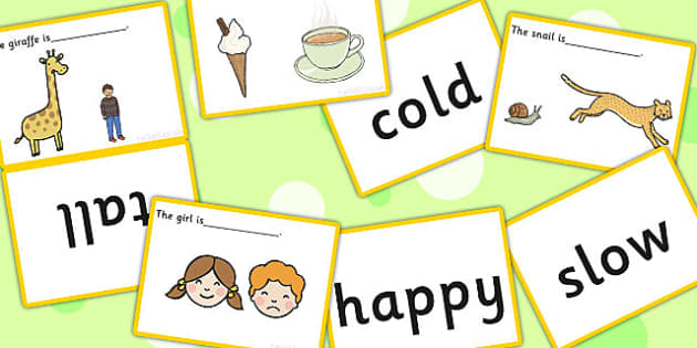 Complete The Sentence Basic Concepts Matching Cards - Twinkl