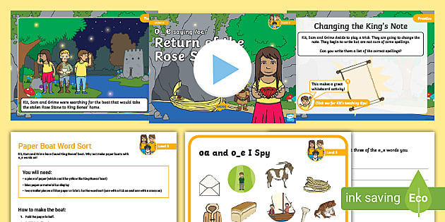 oe Words Phonics - Primary Resources (teacher made) - Twinkl