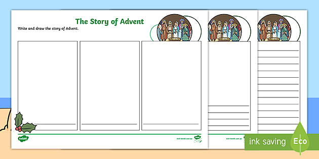 Advent Story Template (teacher made)