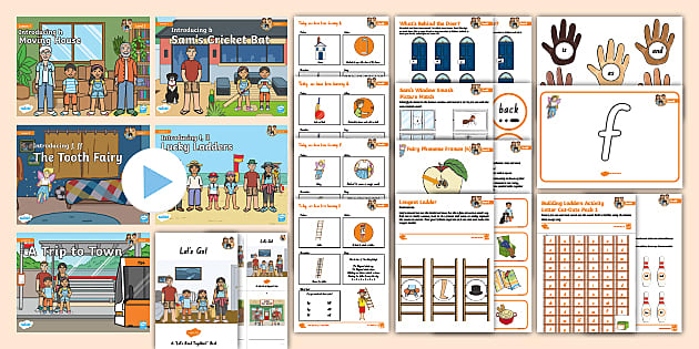 'h, b, f, l' Level 2 Week 5 Weekly Lesson Pack - Twinkl