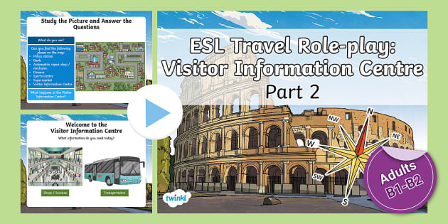 ESL Travel Role Play: Visitor Information Centre (Part 2)
