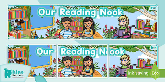 Our Reading Nook Display Banner (teacher made) - Twinkl