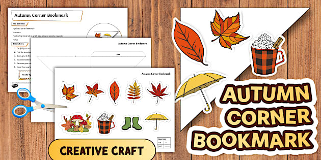 Autumn Corner Bookmark | Twinkl Ireland