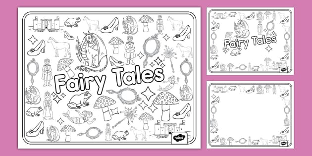 fairy tales coloring pages printable