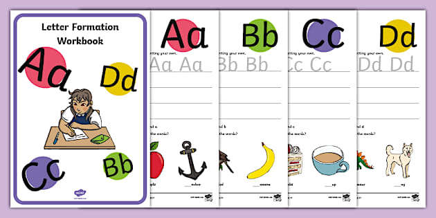 Letter Formation Workbook (Lowercase) - Kindergarten - Egypt