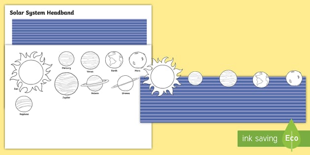 Solar System Headbands (teacher made)