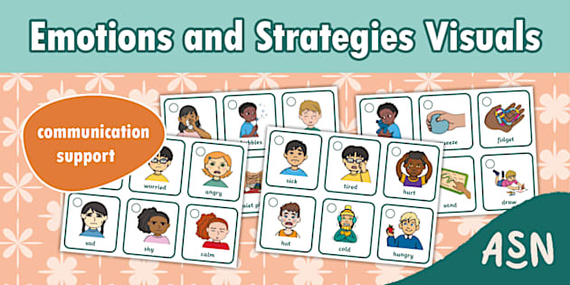 Identifying Emotions and Regulation Visual Support Cards
