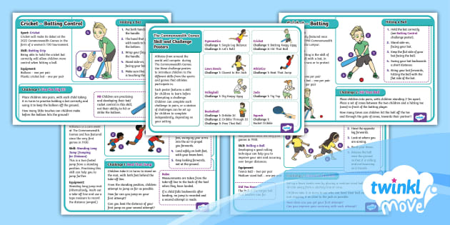 The Commonwealth Games – Challenge Posters – Move PE