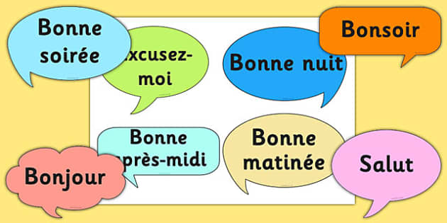 Social Greetings Prompt Cards French (teacher made) - Twinkl