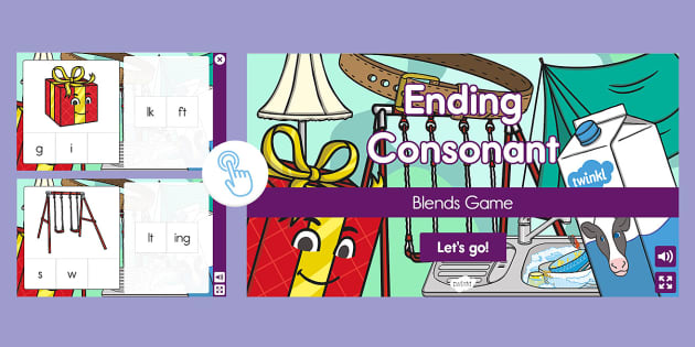 Ending Consonant Blends Interactive Game Twinkl Usa