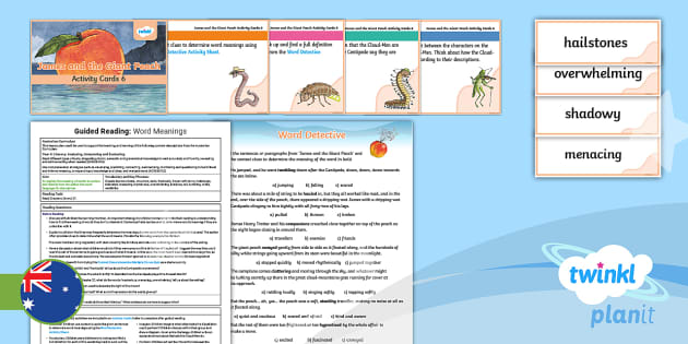 Year 4 James and the Giant Peach: Guided Reading Session 6