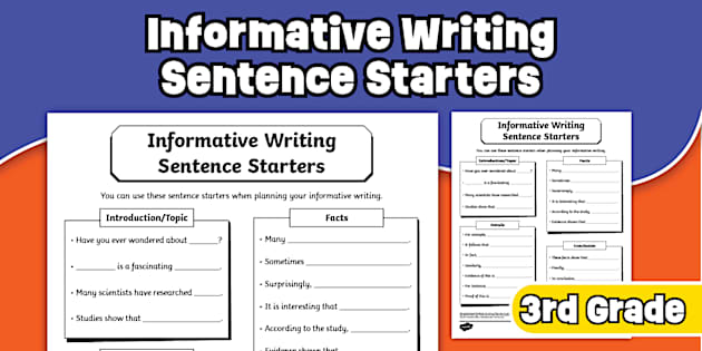 Third Grade Informative Writing: Topic, Fact, Detail, and Conclusion ...