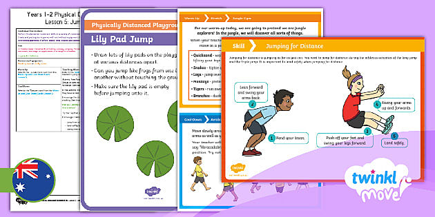 Lesson 5: Jumping for Distance Lesson Pack (teacher made)