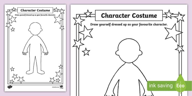 Design Your Own Character Costume teacher Made Twinkl