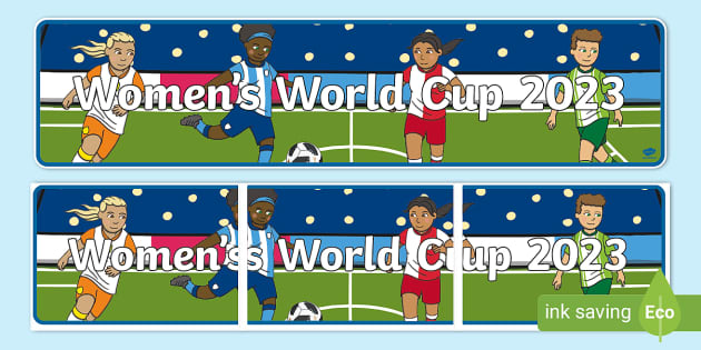 Women's World Cup 2023 Display Banner (teacher made)