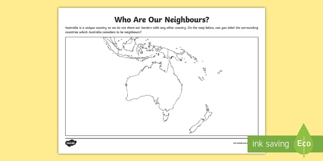 Who Are Our Neighbours? Worksheet (teacher made)