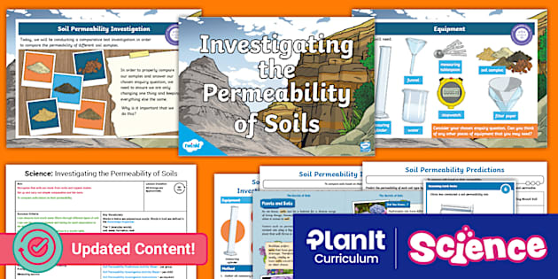 Science: Rocks: Investigating the Permeability of Soils Year 3 Lesson 6