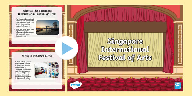 Singapore International Festival of Arts Information PowerPoint