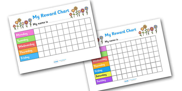 FREE! - 👉 My Reward Chart (Flowers) (teacher made)