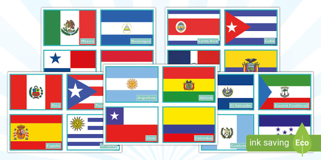 hispanic countries flags