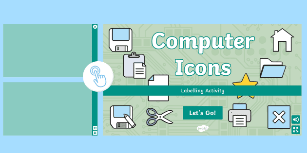 Interactive Match the Computer Icons KS1 - Twinkl