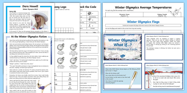 LKS2 Winter Olympics 2018 Resource Pack (teacher made)