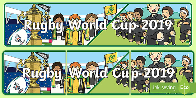 Rugby World Cup Display Banner (teacher made) - Twinkl