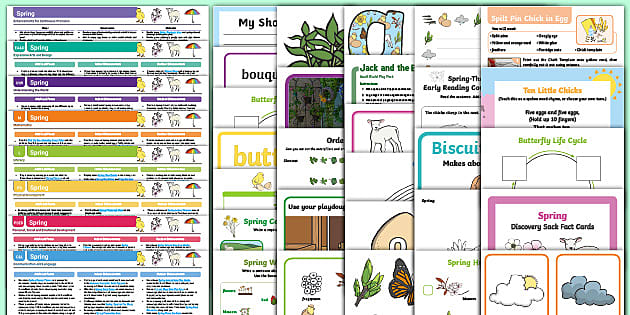 EYFS Spring Activity Planning and Continuous Provision Ideas