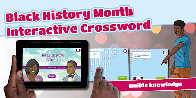 Black History Month Interactive Crossword