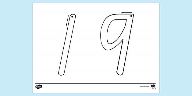 FREE! - Nineteen Colouring | Colouring Sheets (teacher made)