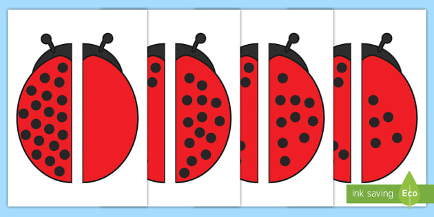 Ladybird Spot Number Bonds to 20 Matching Activity - Twinkl