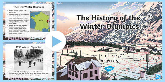 History of the Winter Olympics Assembly PowerPoint