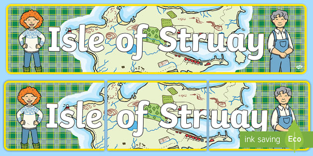 FREE! - Isle of Struay Display Banner to Support Teaching on Katie Morag
