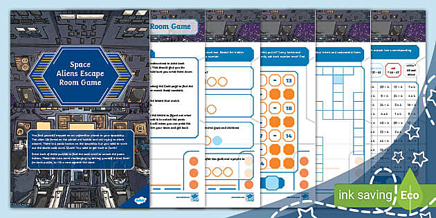 Space Aliens Escape Room Game (Teacher-Made)