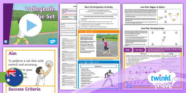 Move PE Year 6 Volleyball Lesson 3: The Set - Twinkl Move PE Year 6 Volleyball Lesson 3: The Set - Twinkl