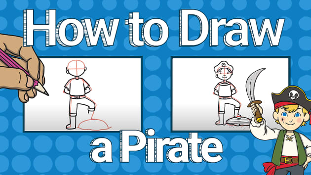 How to Draw a Pirate | Twinkl Kid's TV (teacher made)