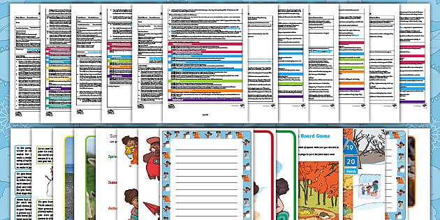 EYFS Seren's Seasons Adult Input Planning and Resource Pack