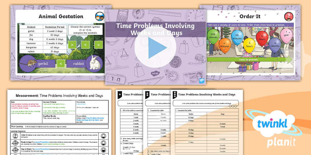 Maths Y4 Measurement Lesson Pack Solving Time Problems