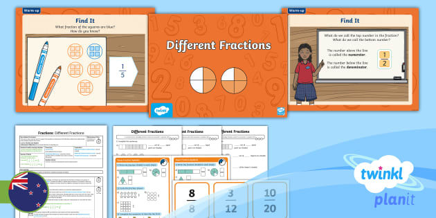 Level 2 Fractions: Know Fraction Symbols Lesson 2 - Twinkl
