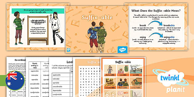 Year 5 Spelling Suffixes Lesson 2 Professor Feito