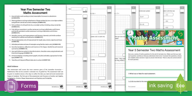 Year Five End-of-term Maths Assessment | Twinkl Resources