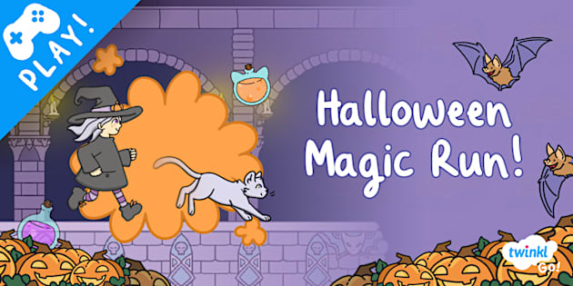 Halloween Magical Dash Game (teacher made) - Twinkl