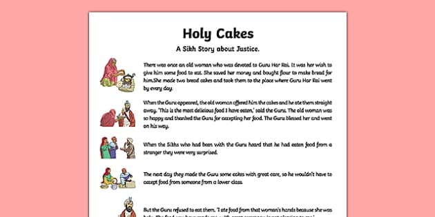 Holy Cakes Story (teacher made)