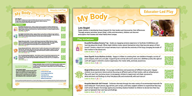 Discovering Me: My Body Plan and Play (teacher made)