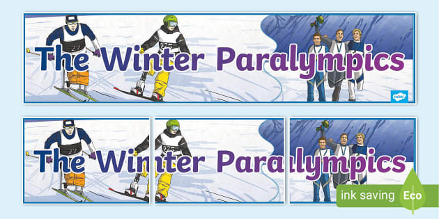 Winter Paralympics Display Banner | Classroom Displays