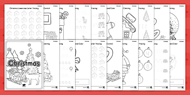 Christmas Toddler Busy Book (teacher made) - Twinkl