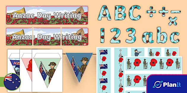 Phase 1: Anzac Day Letter Writing Optional Display Resources