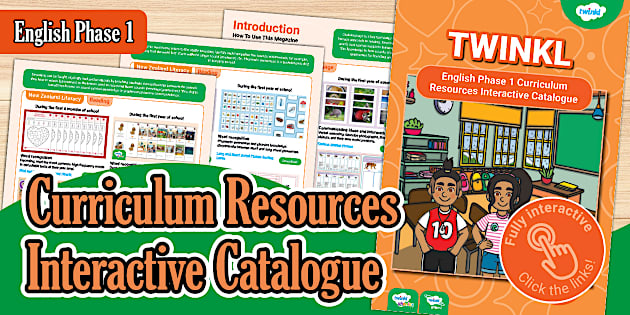English Phase 1 Curriculum Resources Interactive Catalogue