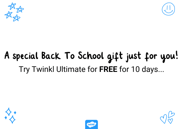 * NEW * Back To School Free Trial Poster (teacher made)
